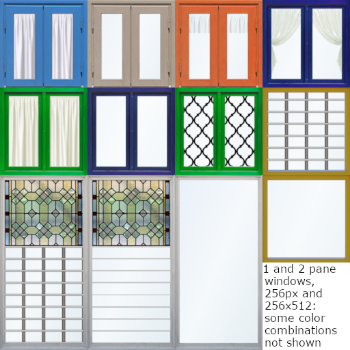 Second Life Marketplace - Full Perm Window Textures - see photos and ...