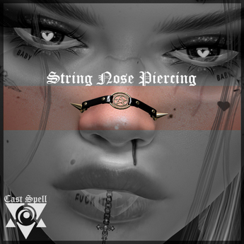 Second Life Marketplace - ***CAST SPELL*** STRING NOSE PIERCING