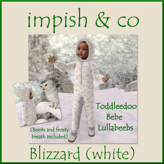 Second Life Marketplace - impish & co ~ Blizzard (White) BOX
