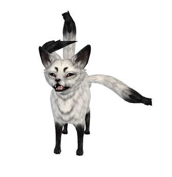 Second Life Marketplace - JIAN Kindred Kitsunes 1. W&B Five-Tails ...