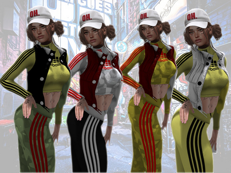 Second Life Marketplace - Adibass Swaggy Jogging Set LaraX