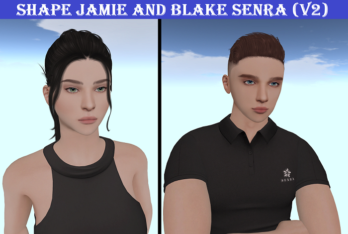 Second Life Marketplace - (gift) Blake and Jamie Senra Shapes (v2)
