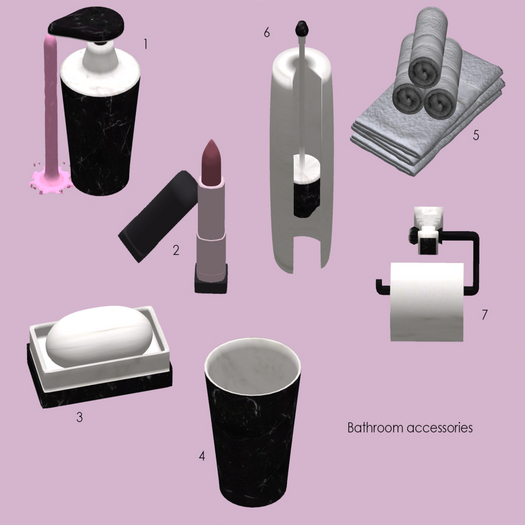 Second Life Marketplace - 04 ILL Bathroom accessories Cup