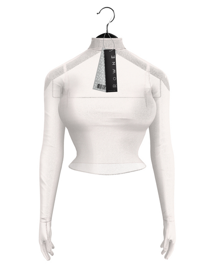 Second Life Marketplace - Rowne.Yuri Sheer Top - White