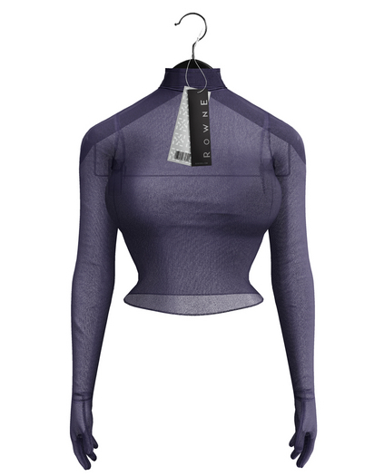 Second Life Marketplace - Rowne.Yuri Sheer Top - Purple