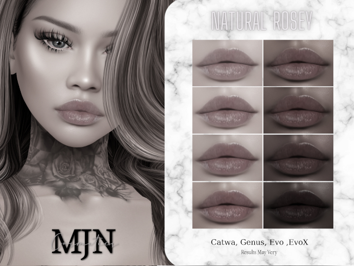 Second Life Marketplace - [MJN] Natural Rosey Lip {DEMO}