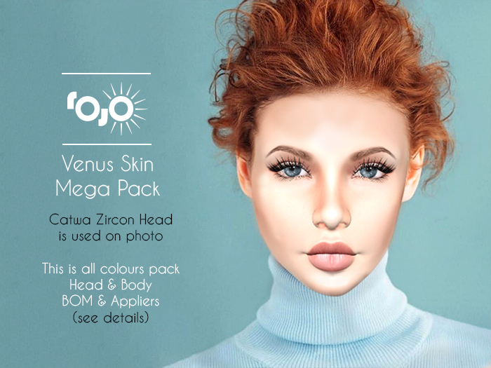 Second Life Marketplace - 75 % OFF *** rojo *** Venus Skin MEGA FATPACK ...