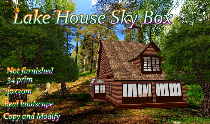 Second Life Marketplace - Lake house Sky box