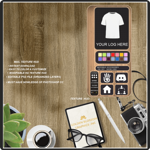 Second Life Marketplace - [GBGI] mas Texture. hud