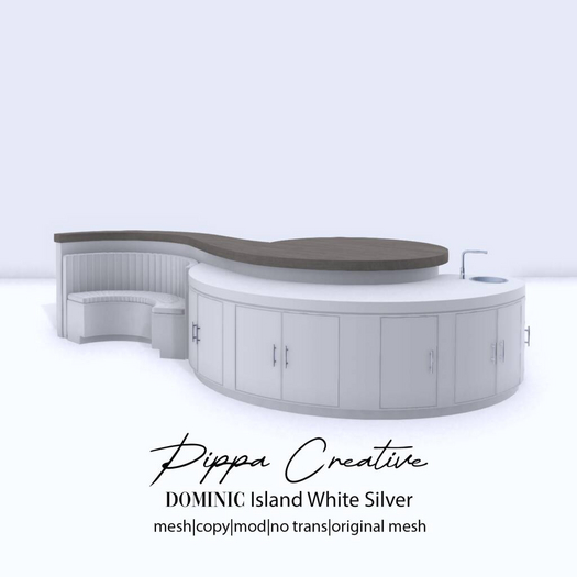 Second Life Marketplace - PC Dominic Island White Silver