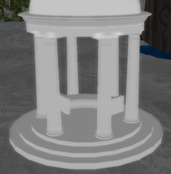 Second Life Marketplace - Temple Romanesque with Bench F/P (box)