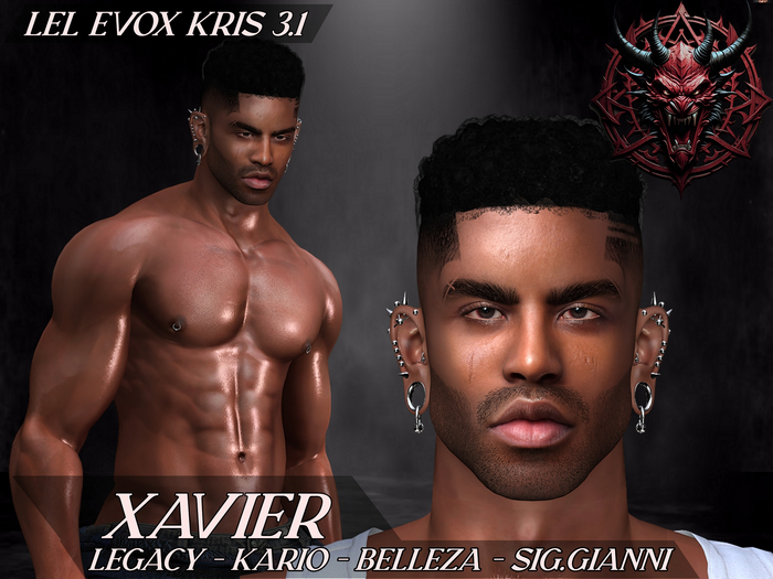 Second Life Marketplace - Xavier Shape For Lel EvoX Kris 3.1