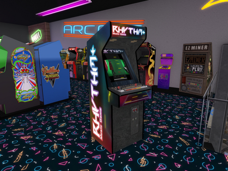Second Life Marketplace - Playable Arcade Cabinet - Rhythm Plus