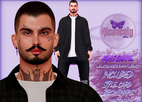 Second Life Marketplace - Heavenly. Kris Shape {Lelutka Kris EVOX/Legacy}