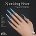 Second Life Marketplace - ~TL~ Sparkling Azure Iridescent Nails