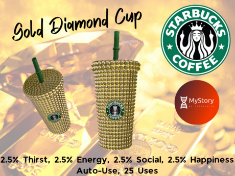 Second Life Marketplace - SLarbucks Gold Diamond Cup