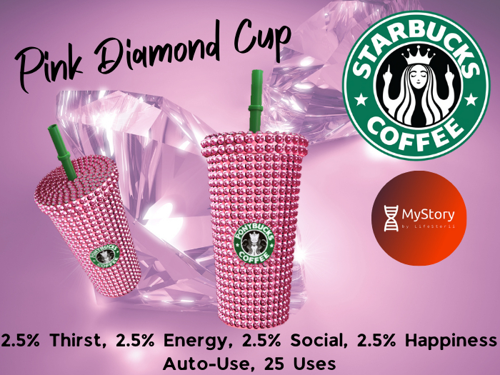 Second Life Marketplace - SLarbucks Pink Diamond Cup