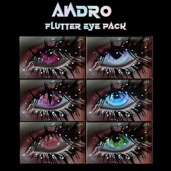 Second Life Marketplace - ANDRO// Flutter Eyes Pack (BOM + Lelutka HD)