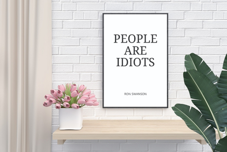 Second Life Marketplace - BA people are idiots Framed print