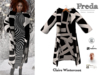 Second Life Marketplace - "Freda" Claire Wintercoat Black White Wool ...