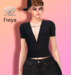 Second Life Marketplace - Brutal Darla's Vee Black - Freya V Tech