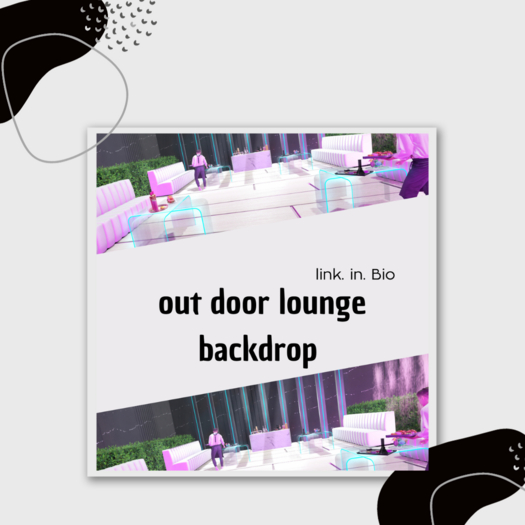 Second Life Marketplace - OUTDOOR LOUNGE BACKDROP