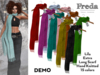 Second Life Marketplace - "Freda" DEMO Lila Long Scarf, Big Hand ...