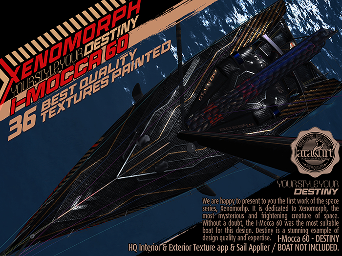 Second Life Marketplace - I-Mocca 60 / Destiny Xenomorph / Paint Pack