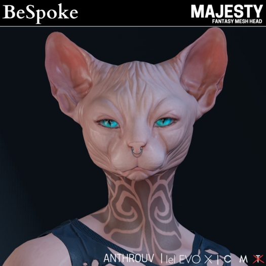 Second Life Marketplace - BeSpoke - Sphynx Majesty - Bento Head