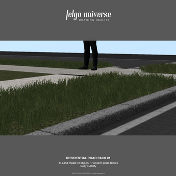 Second Life Marketplace - FELGO Universe // Residential road pack 01