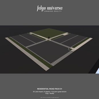 Second Life Marketplace - FELGO Universe // Residential road pack 01