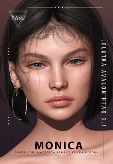 Second Life Marketplace - Shape Monica - LeLUTKA Avalon Head