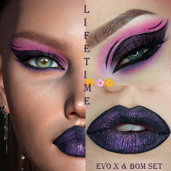 Second Life Marketplace - Lifetime Eyeshadow - Lipstic LEL Evo X BOM ...