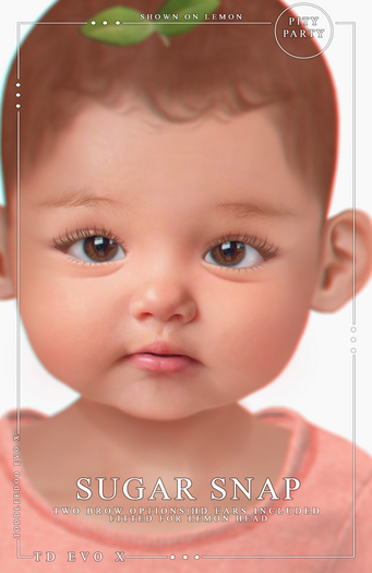 Second Life Marketplace - { Pity Party } Sugar Snap Lemon & TD Baby ...