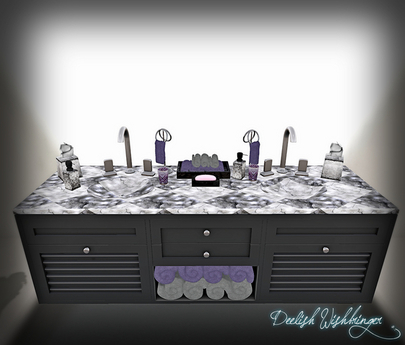 Second Life Marketplace - DEMO~ Salon Double Sink