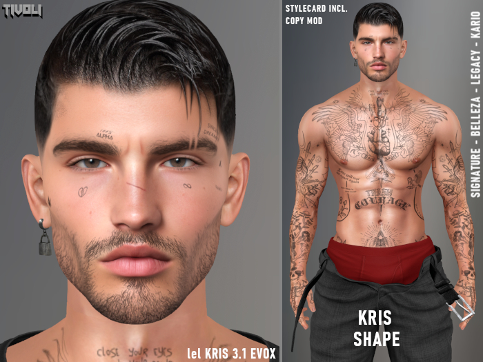 Second Life Marketplace - LELUTKA KRIS SHAPE 3.1 EVOX / TIVOLI INC