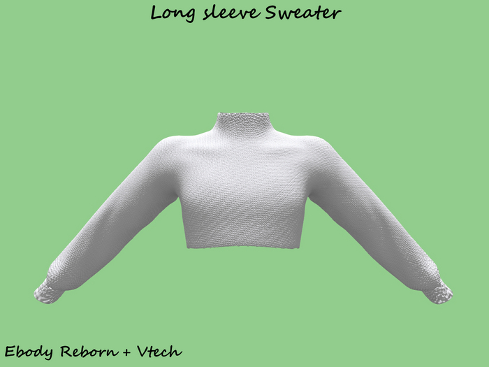 Second Life Marketplace - Long sleeve sweater (Reborn+Vtech)