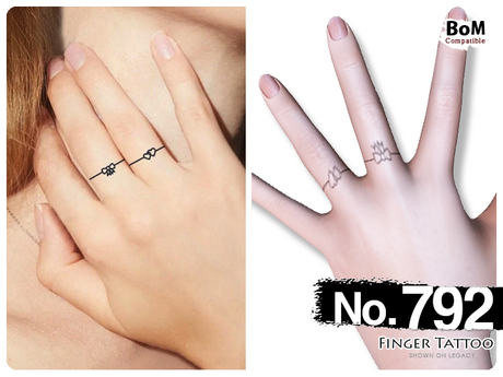 Second Life Marketplace - (Finger Tattoo) No.792