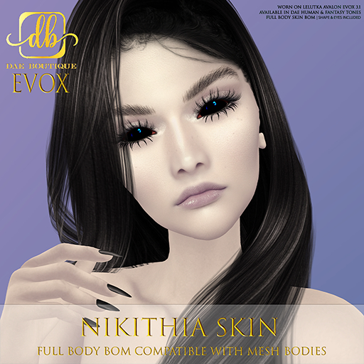 Second Life Marketplace - NIKITHIA SKIN EVOX Full Body BOM Tone MORTE 2