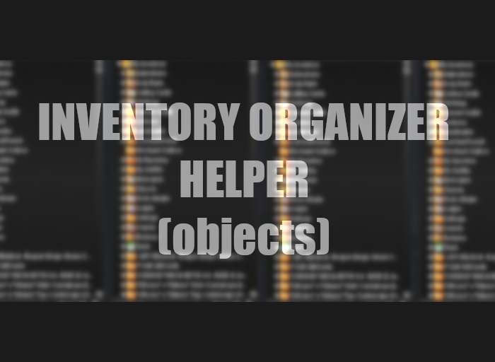 Second Life Marketplace - INVENTORY ORGANIZER HELPER (Objects) Second Life Marketplace - INVENTORY ORGANIZER HELPER (Objects)