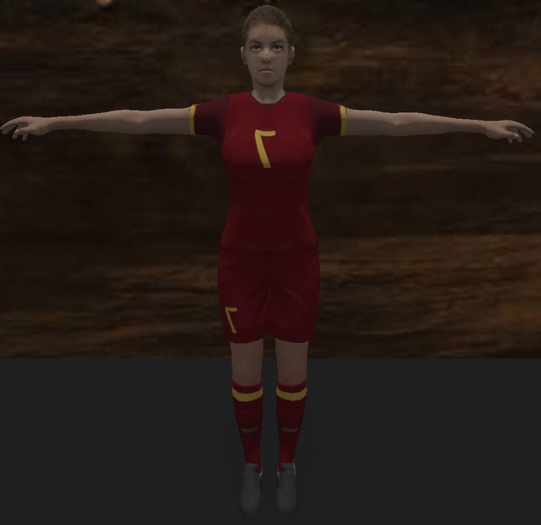 Second Life Marketplace - FP BlackCat female football soccer mesh ...
