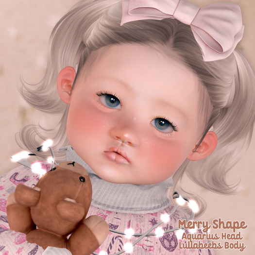 Second Life Marketplace - -{Dollheart}- Merry Shape Aquarius Head ...