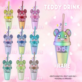 Second Life Marketplace - REED - TEDDY DRINK #08