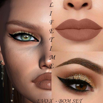 Second Life Marketplace - Lifetime Eyeshadow - Lipstic LEL Evo X BOM ...