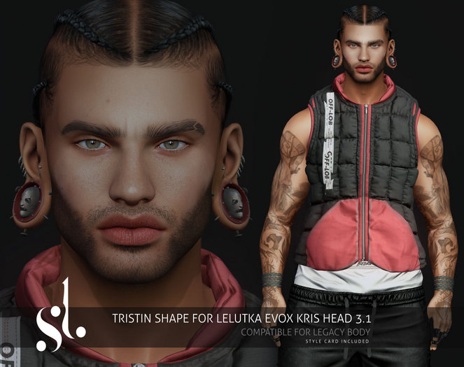 Second Life Marketplace - [ SOLO Shapes ] Tristin Shape
