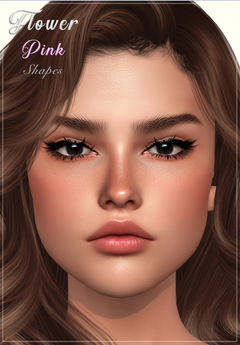 Second Life Marketplace - FLOWER PINK - SHAPE - ELLY - CATWA - REEMA - EVOX