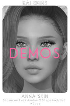 Second Life Marketplace - KAI SKINS // Anna Skin Demos