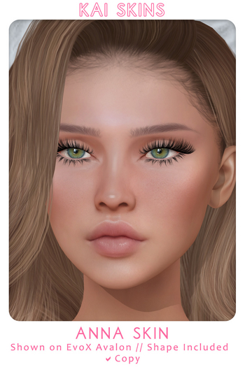 Second Life Marketplace - KAI SKINS // Anna Skin // Sienna