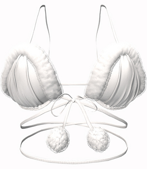 Second Life Marketplace - *CK* Blushed bra WHITE