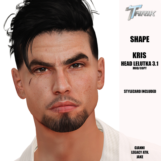 Second Life Marketplace - -- T. TARIK -- Shape REIYADH [ KRIS Head ...